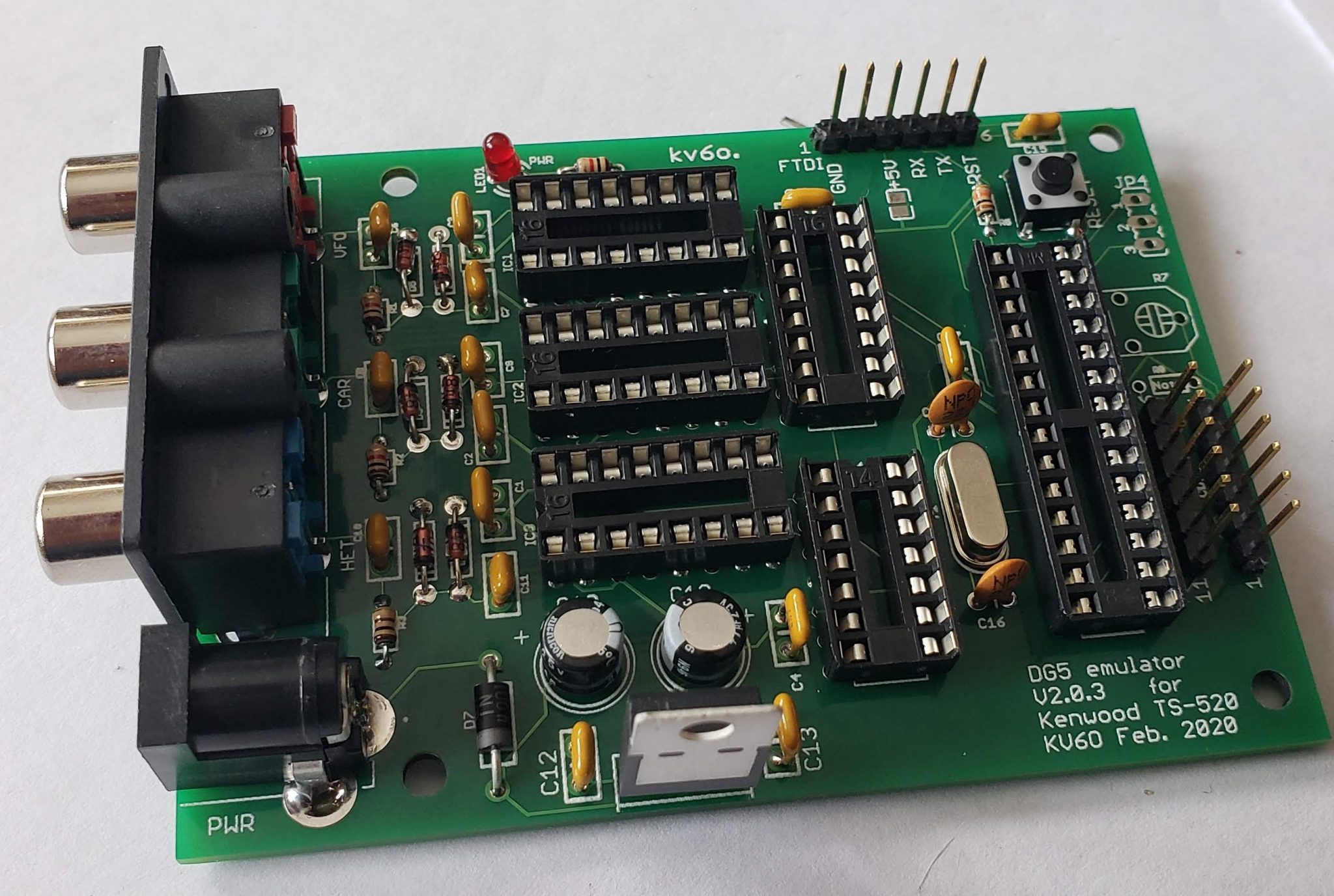 DG5 V2.0.3 Build Instructions | KV6O